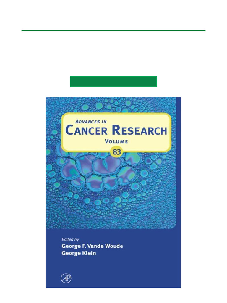 Advances in Cancer Research Unlimited Ebook Download | PDF | Transforming Growth Factor Beta ...