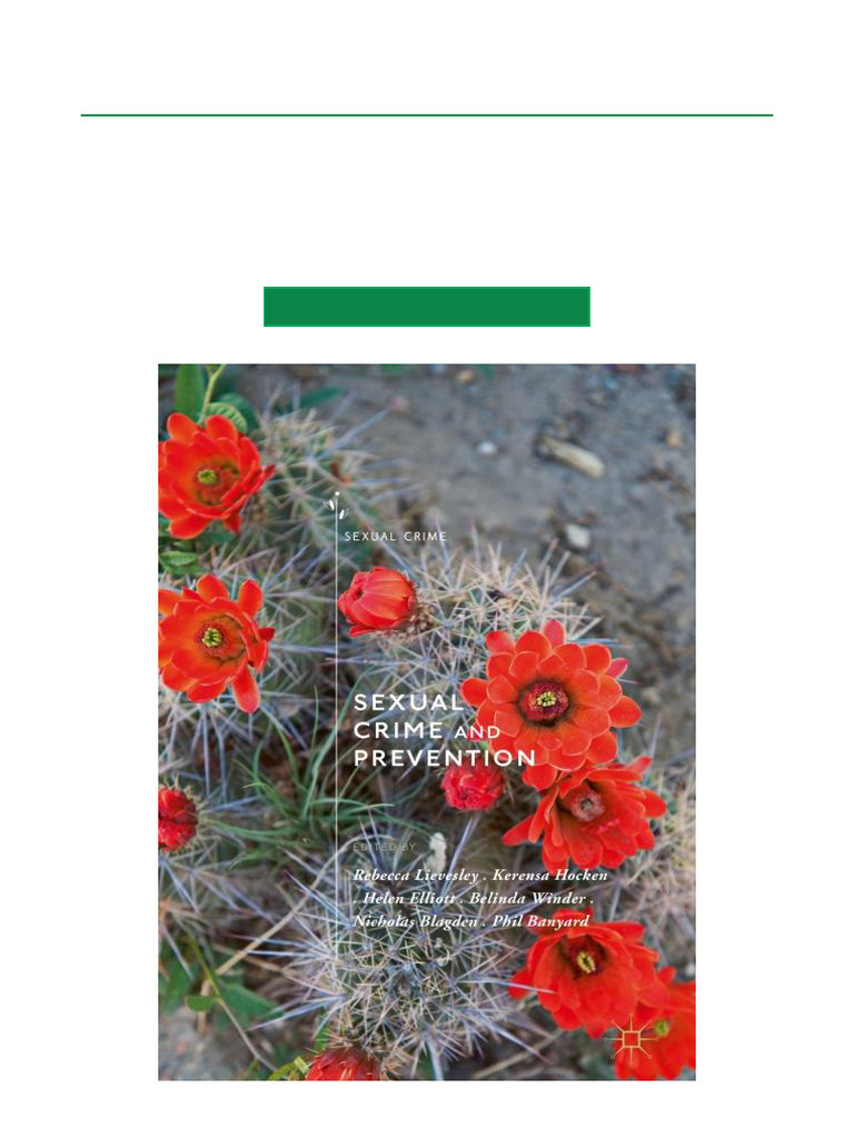 Sexual Crime and Prevention High-Resolution PDF Download | PDF | Crimes ...