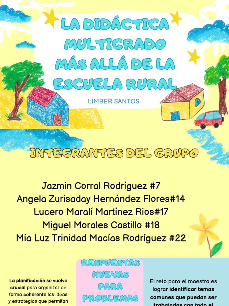 La Didáctica Multigrado más allá de la escuela rural equipo 5 | PDF ...