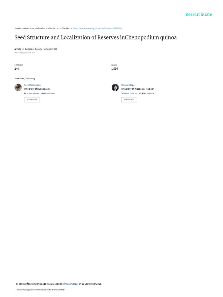 Seed Structure and Localization of Reserves Inchen | PDF | Seed | Staining