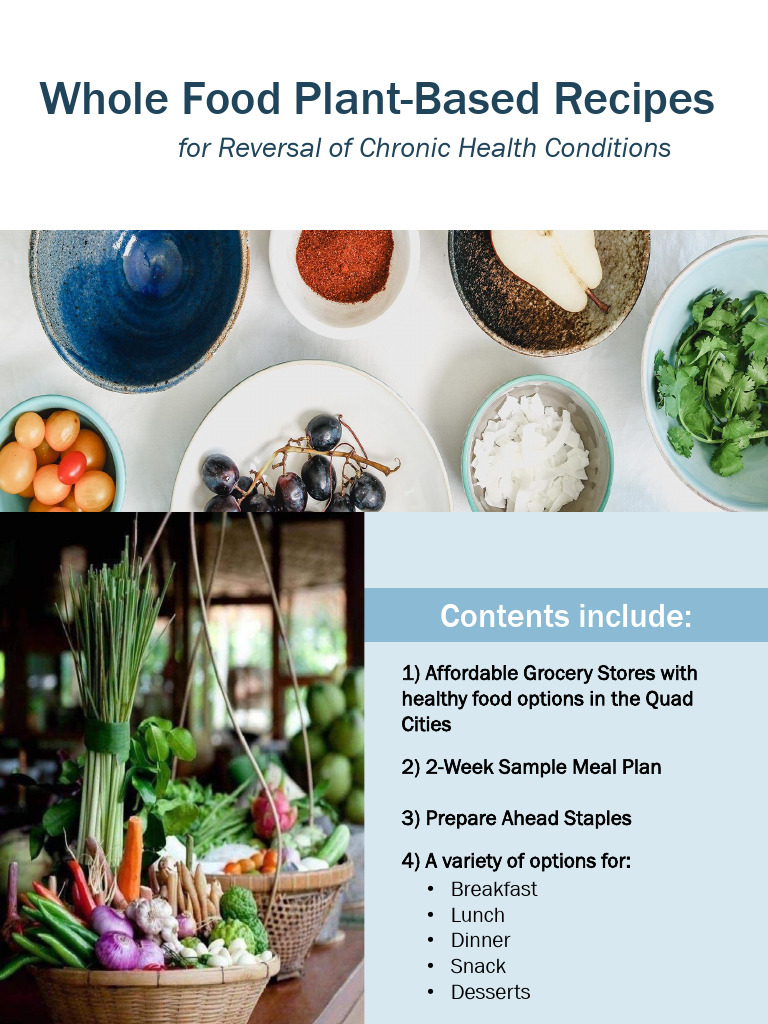 Plant-Based Recipes for Health Reversal | PDF | Chocolate | Lunch