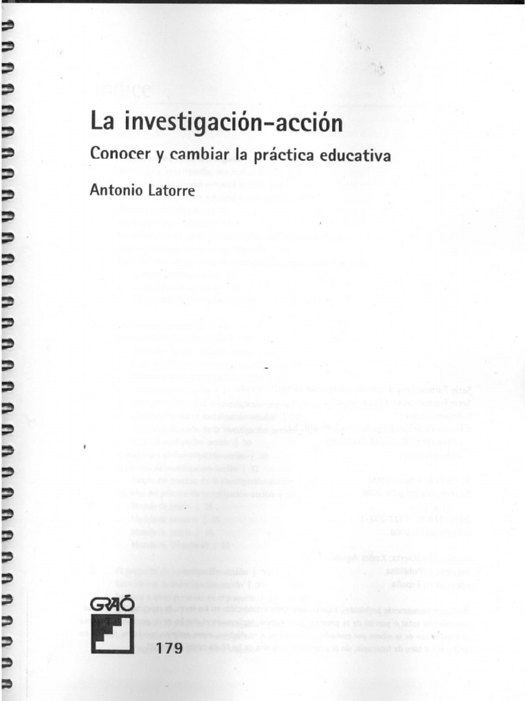 Metodologia ANtonio Latorre | PDF | Maestros | Enseñando