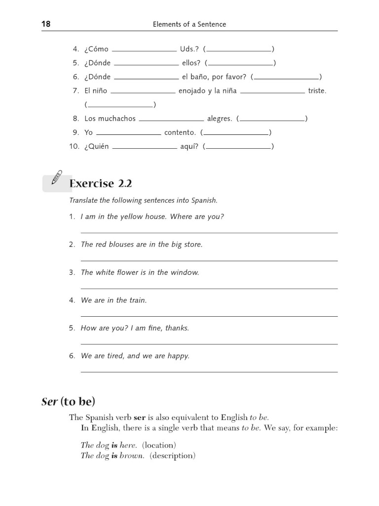 El Verbo Ser | PDF