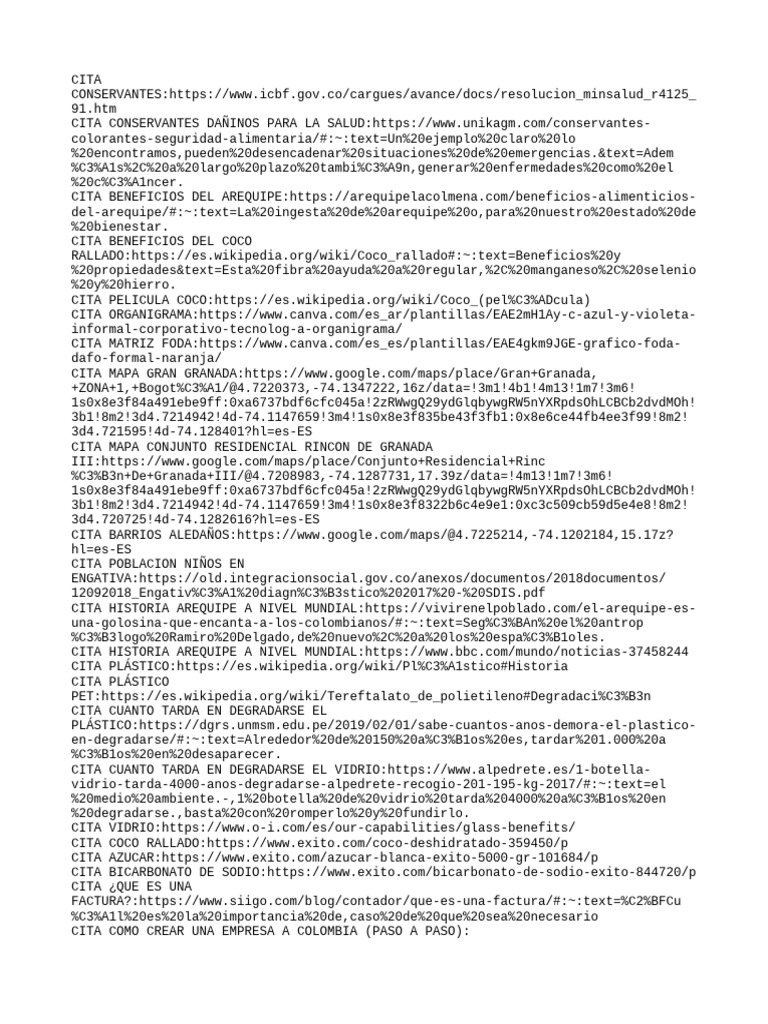 Citas Proyecto de Grado | PDF
