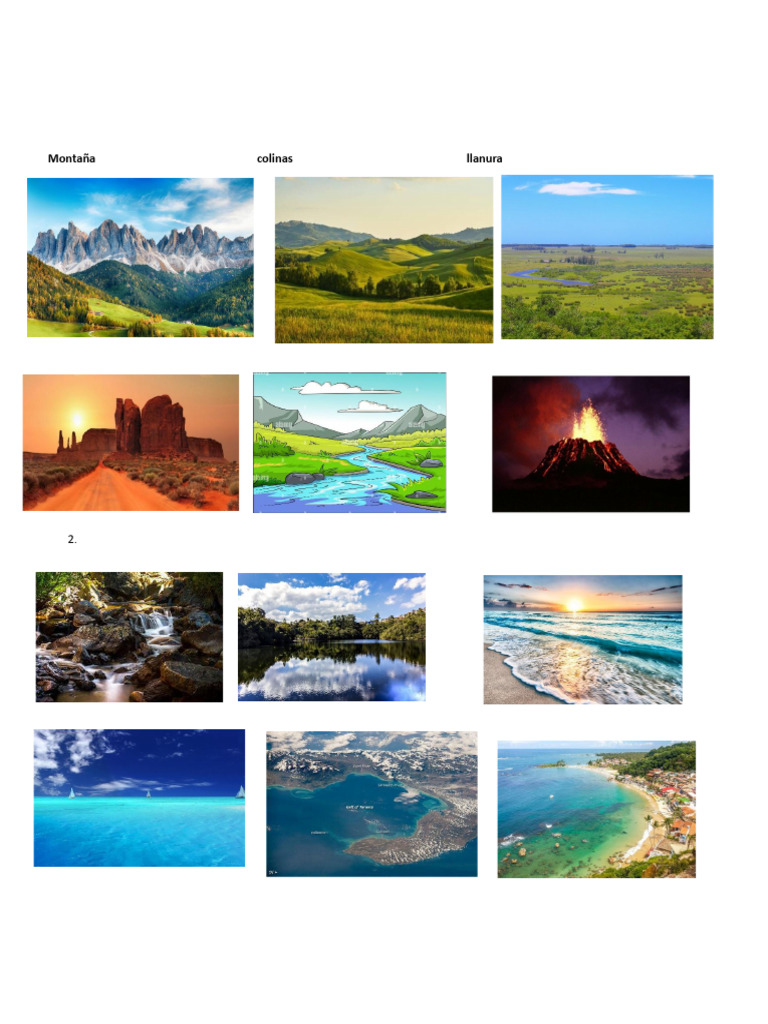 Accidentes Geograficos y Mas | PDF