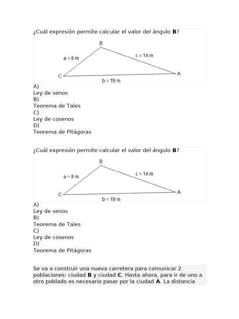 Ej Trigonometr+ia Exani II | PDF