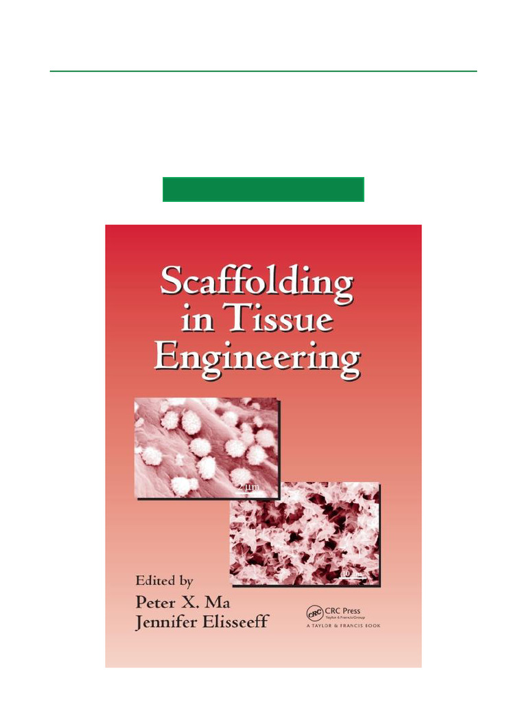 Scaffolding in Tissue Engineering - 1st Edition Digital PDF Download | PDF | Tissue Engineering