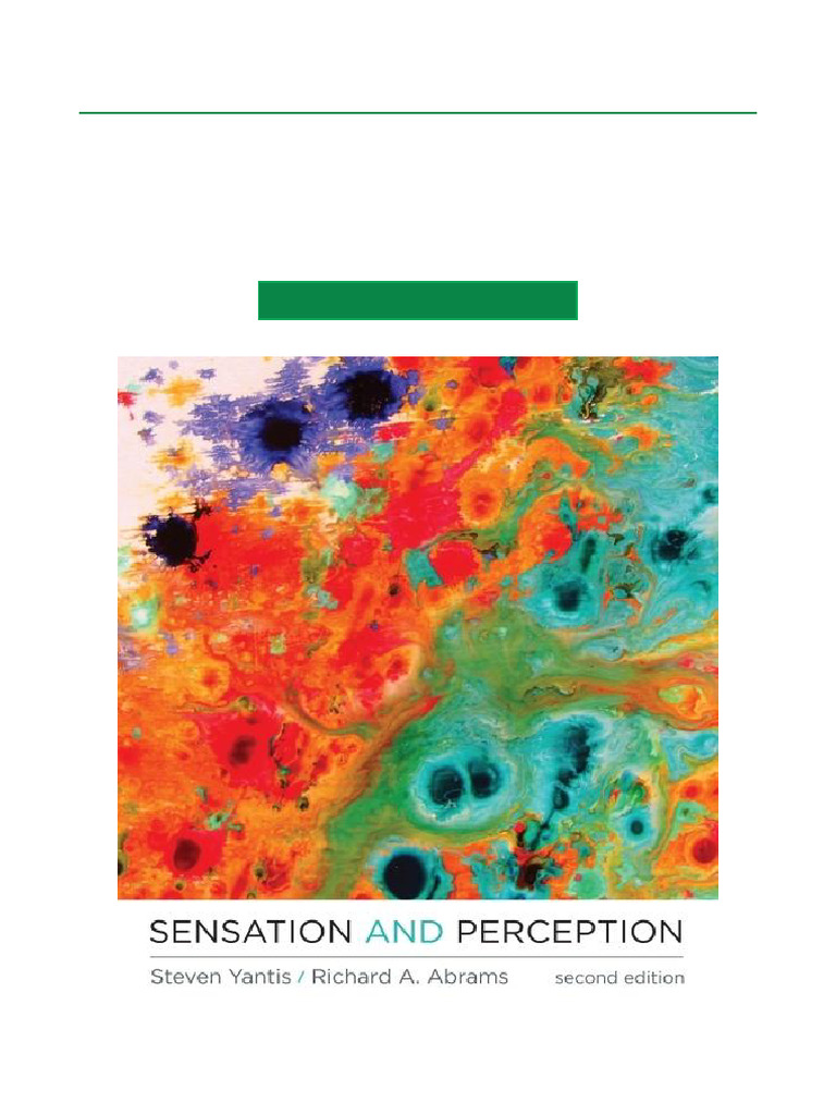 Sensation and Perception: 2nd Edition PDF | PDF | Perception | Color