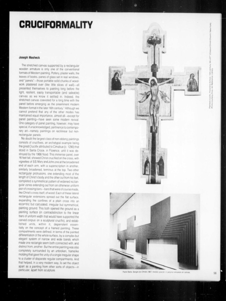 Joseph Masheck-Cruciformality | PDF
