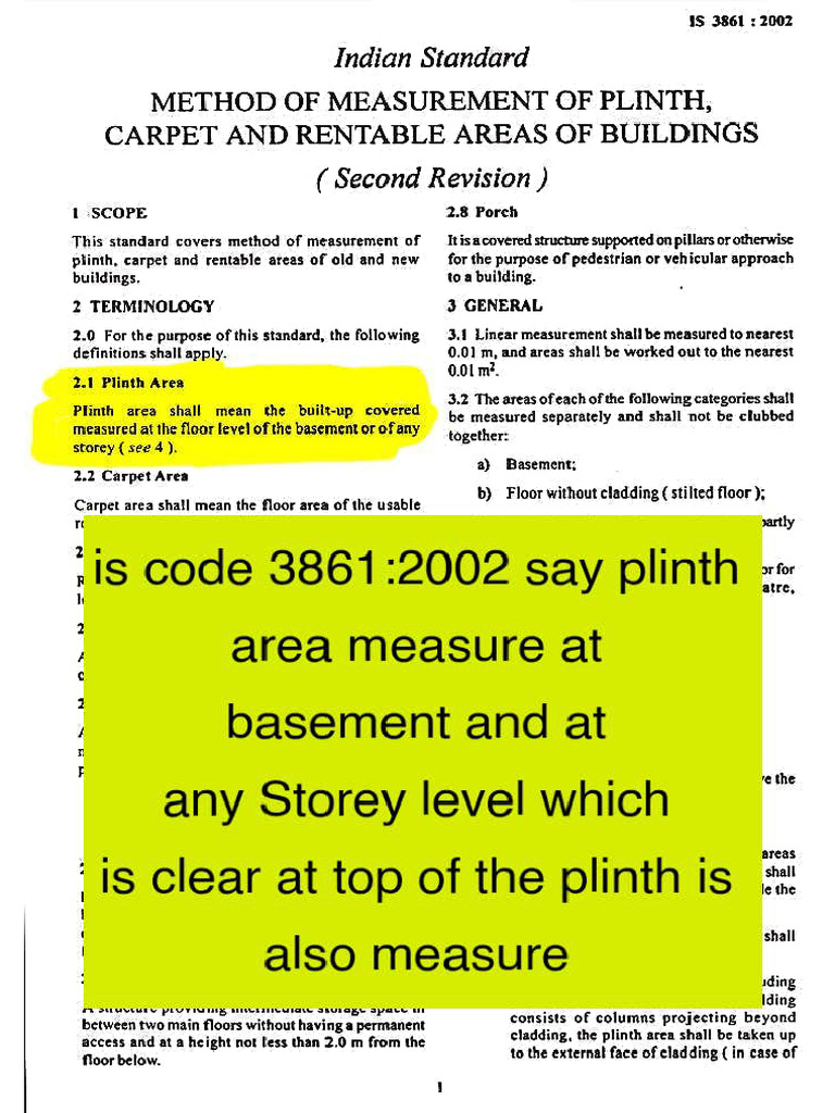 Plinth Area at Top of Floor Objection | PDF