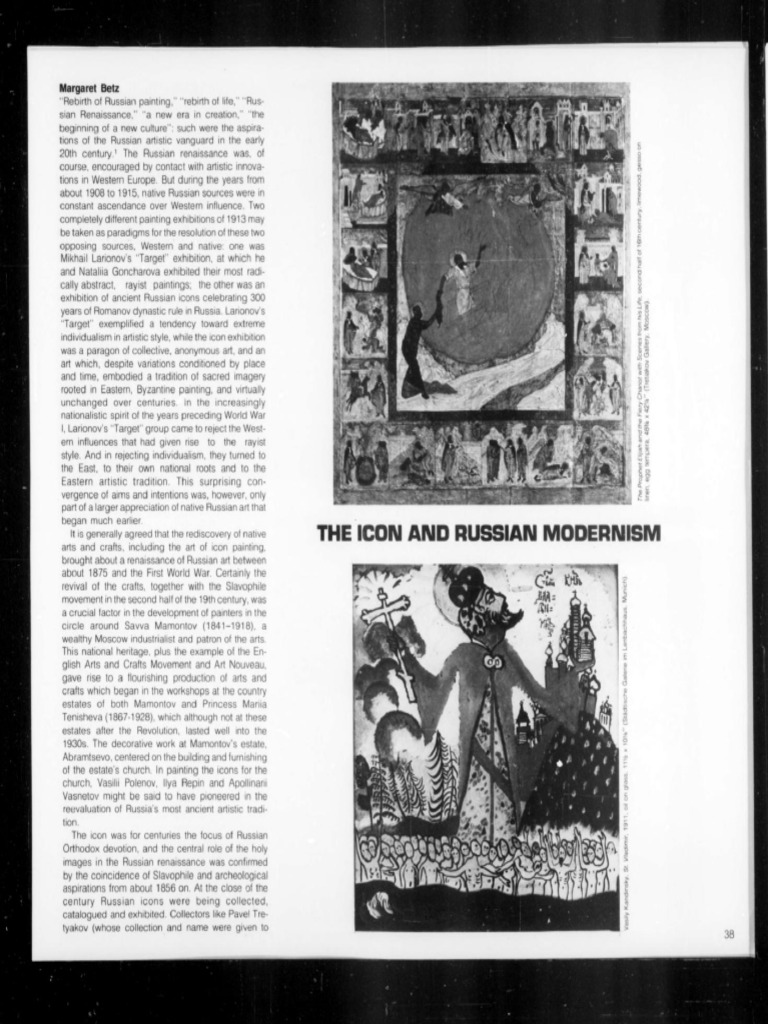 Margaret Betz-The Icon and Russian Modernism | PDF