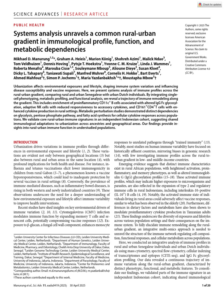 sciadv.adu0419 | PDF | Immune System | Vaccines