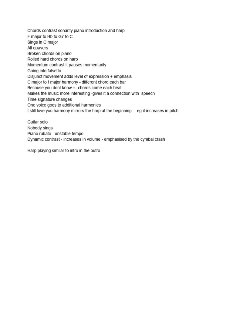 How Do Queen Use The Musical Elements To Create Musical Contrast in ...