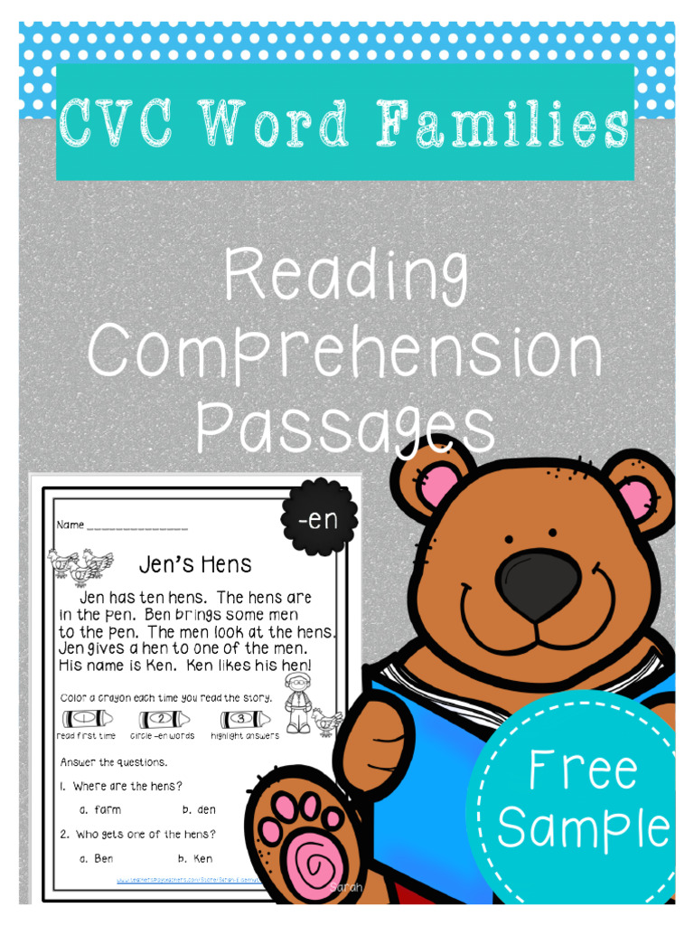 CVC Word Family Reading Passages | PDF