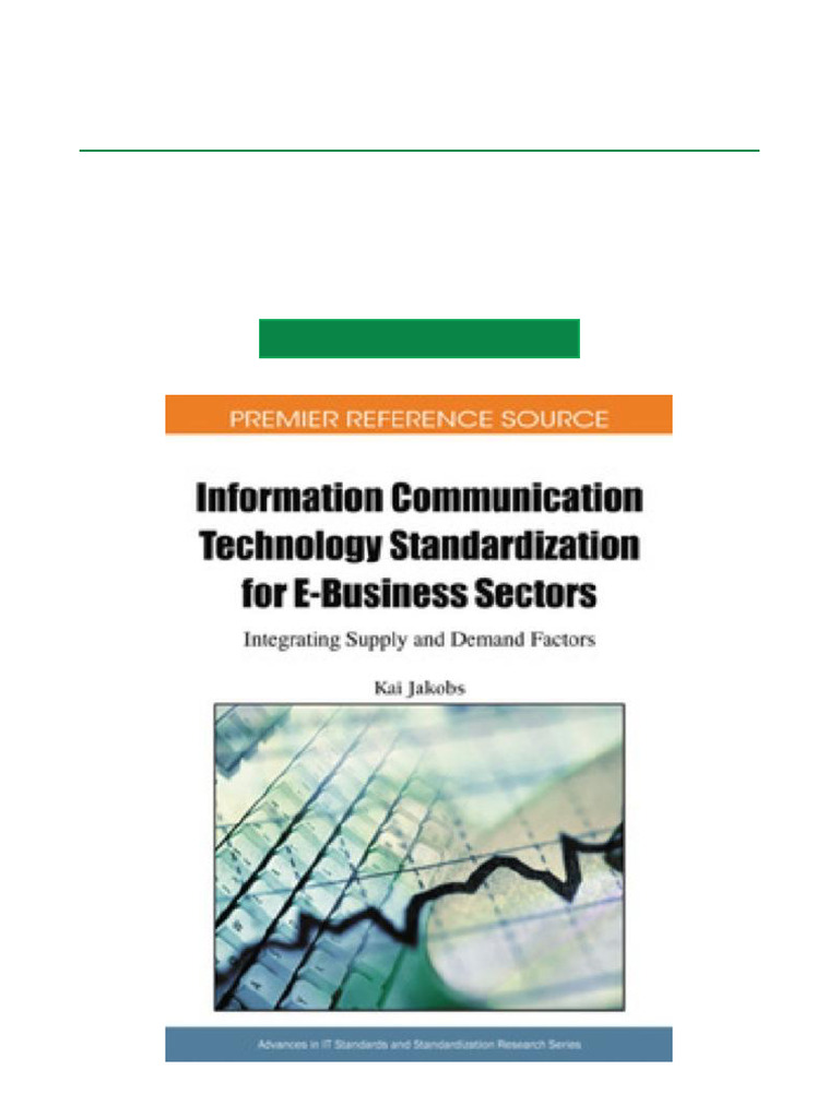 Information Communication Technology Standardization For E Business ...