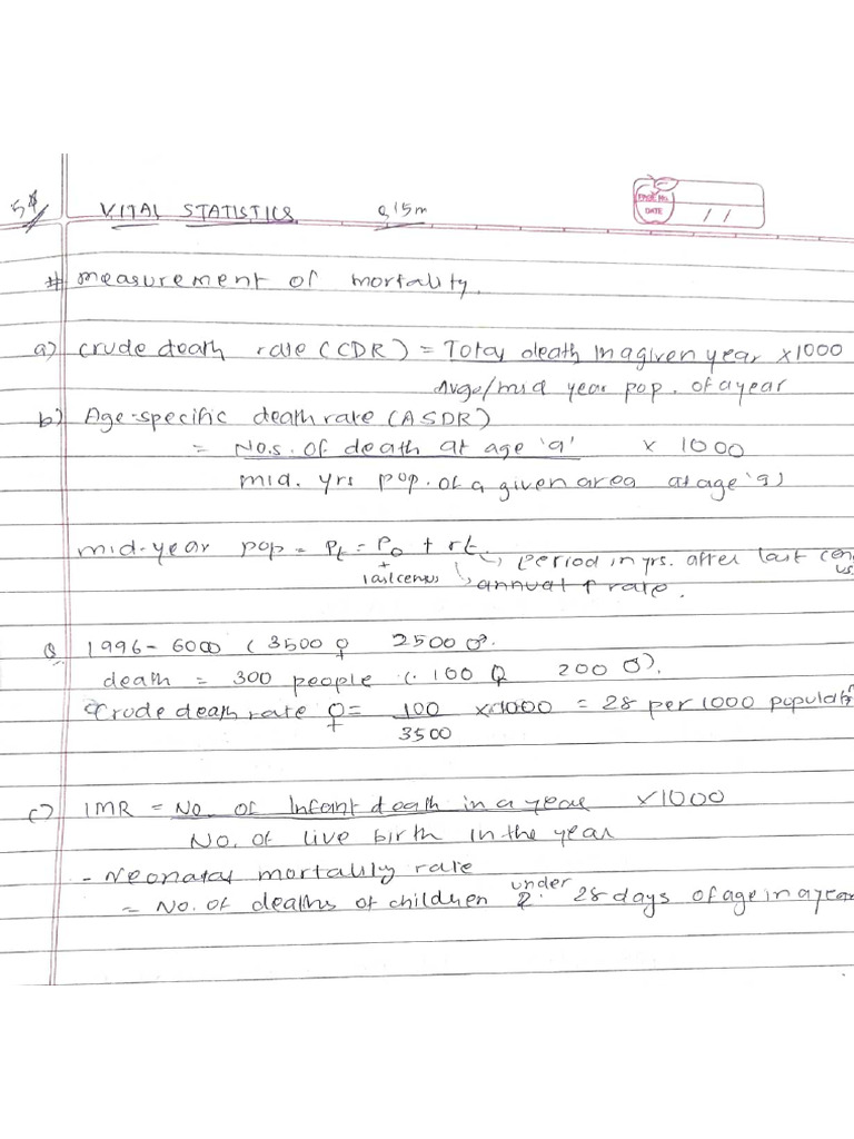 Epidemiology Excercise | PDF