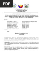 Sample Municipal Ordinance | PDF | Local Government | Government