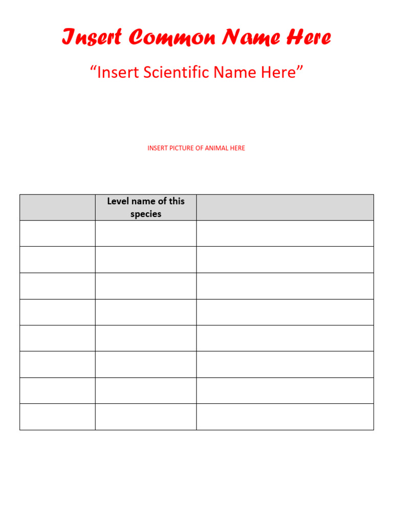 Classification Poster Template | PDF