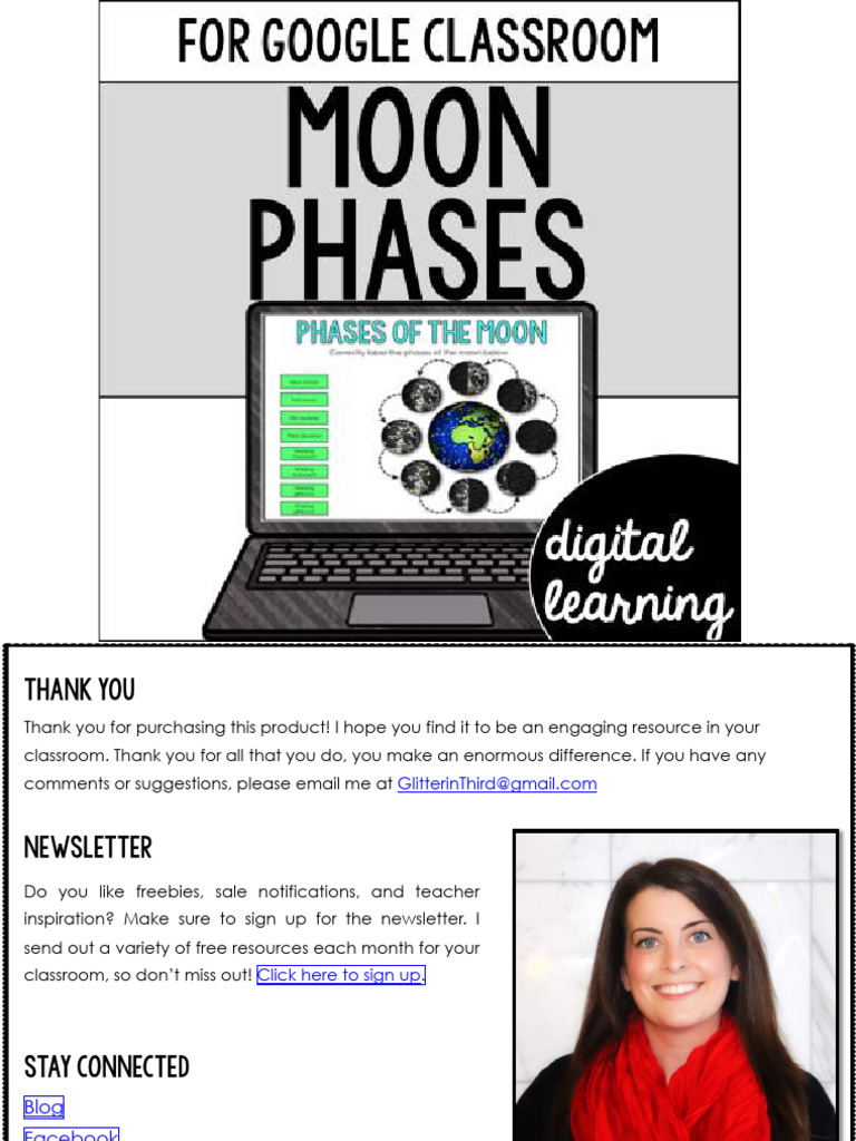 Student - Meba Eshete - 02 - Phases of The Moon For Google Classroom ...