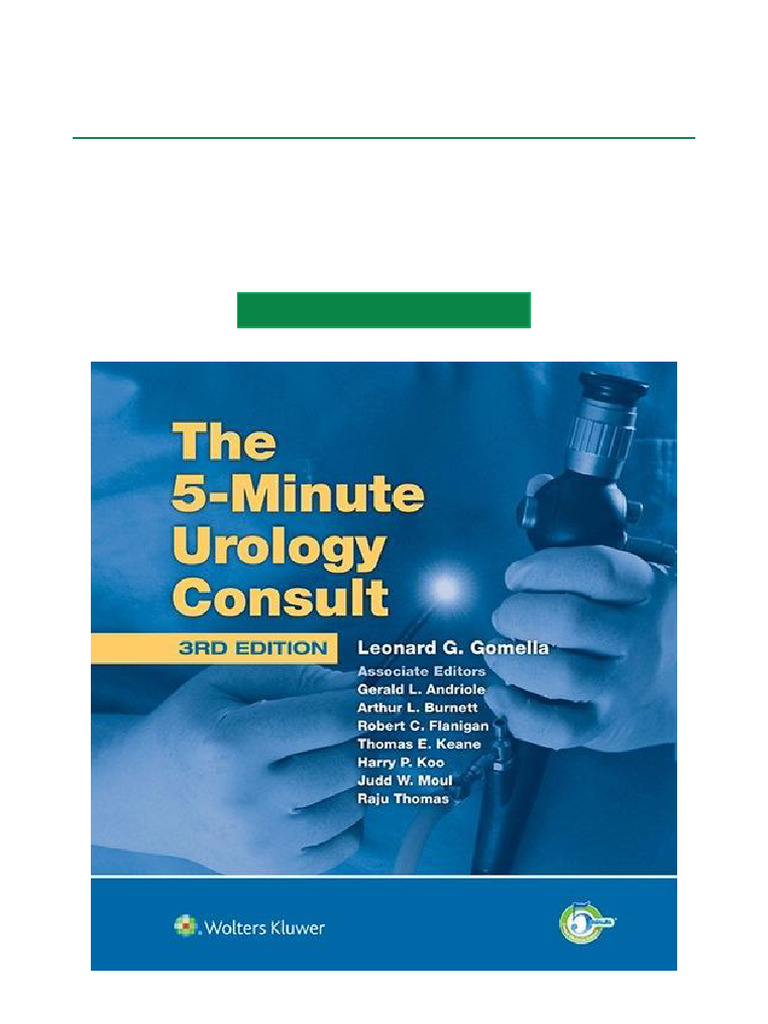 The 5 Minute Urology Consult The 5 Minute Urology Consult - 3rd Edition Premium Download | PDF ...