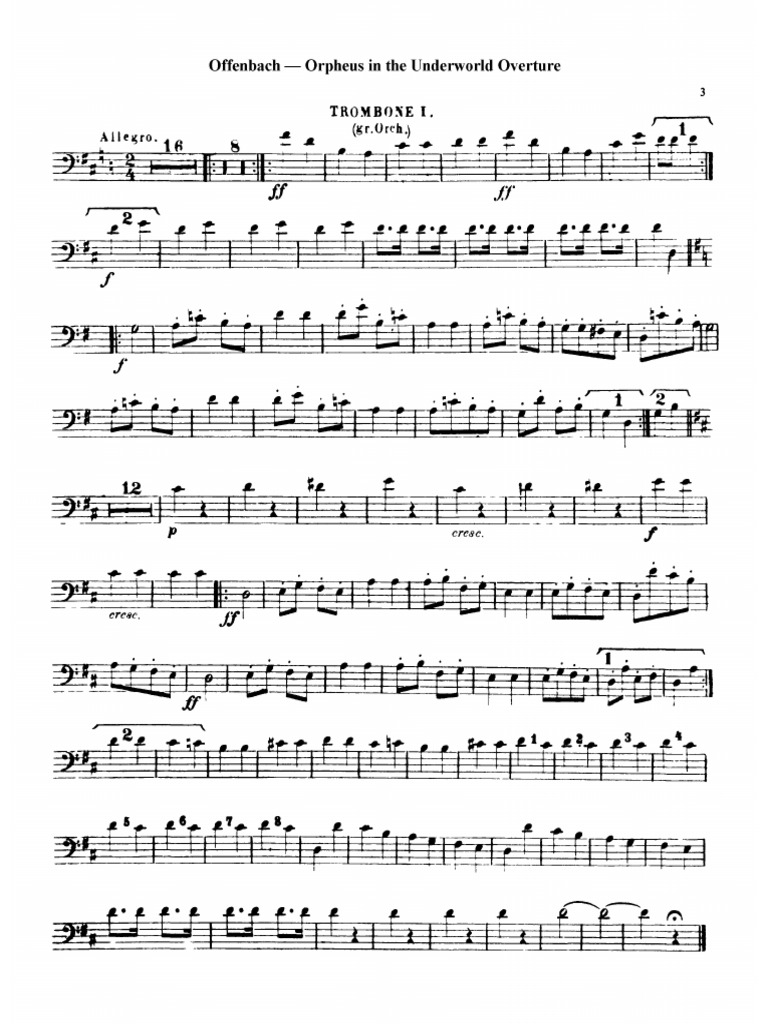 Trombones y Tuba | PDF