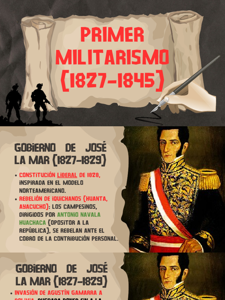 Historia del Militarismo en Perú (1827-1845) | PDF | Perú | Comunidad ...
