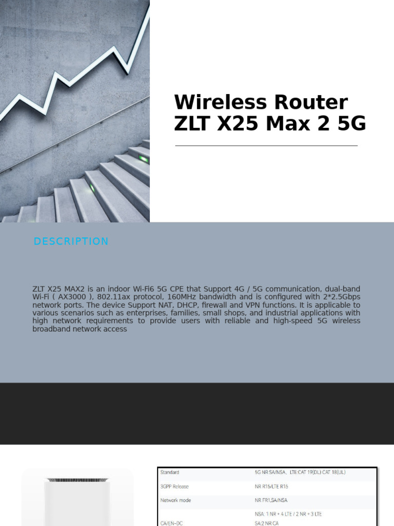 5G Wirless Router ZLT X25 Max2_Report | PDF