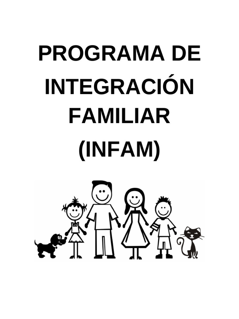 Programa de Integración Familiar INFAM | PDF | Familia | Las emociones