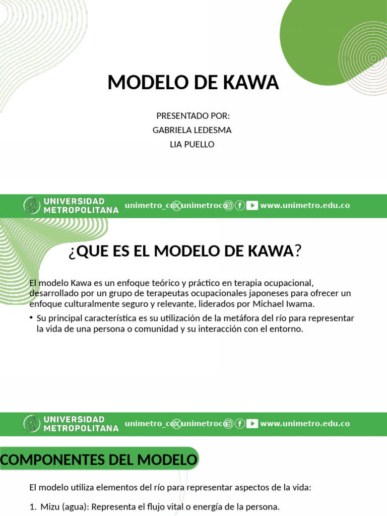 Modelo de Kawa Power Point | PDF | Terapia ocupacional | Sicología