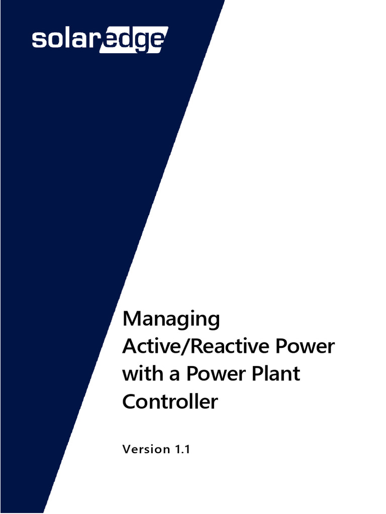 Active Reactive Power With PPC Intallation Guide Eng | PDF ...