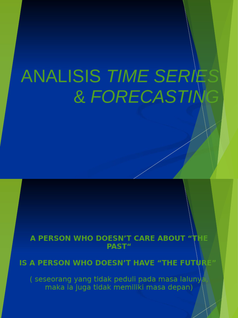 Analisis Time Series Forecasting | PDF