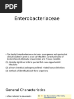 Enterobacteriaceae 1111111 | PDF | Bacteria | Gram Negative Bacteria