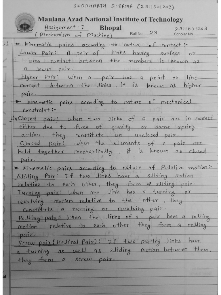 Tom Assignment 1 | PDF