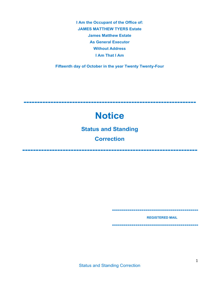 10.17.25 - PUBLIC NOTICE - PDF - James Status and Standing Notice | PDF ...