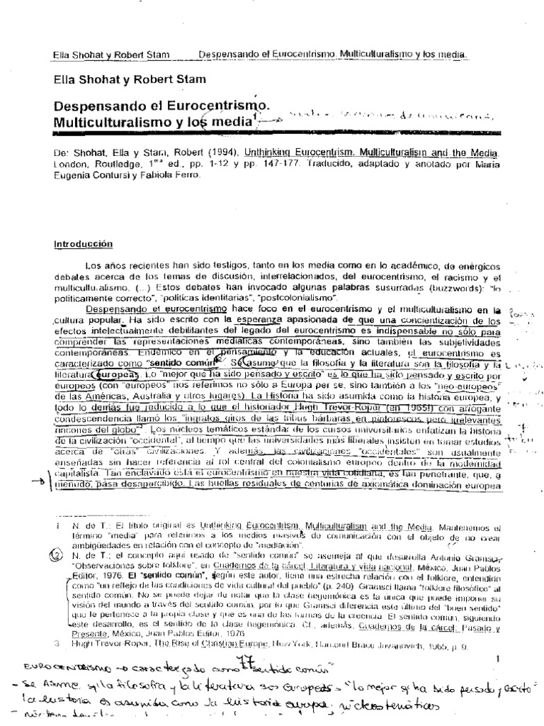 Ella Shohat y Robert Stam | PDF