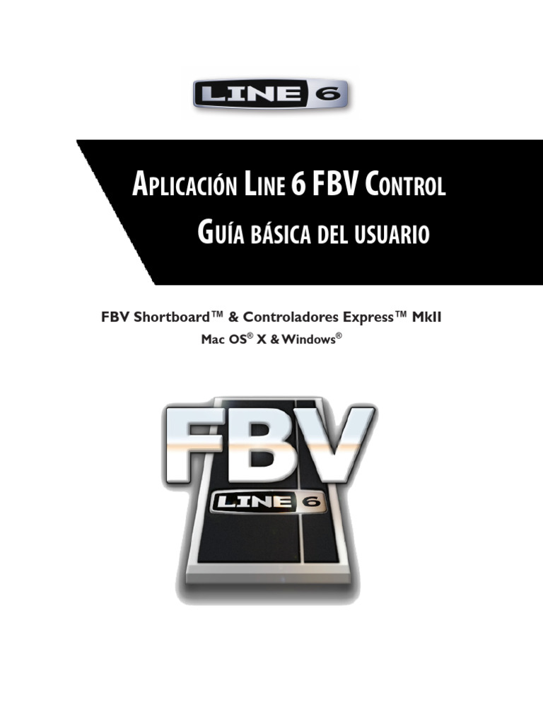 Guía de Usuario para Line 6 FBV Control | PDF | Windows XP | Microsoft ...