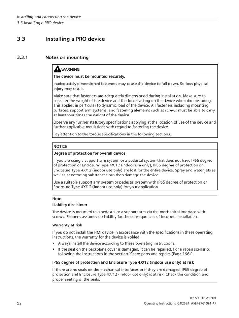 Itc v3, Itc v3 Pro Mounting | PDF | Screw | Usb