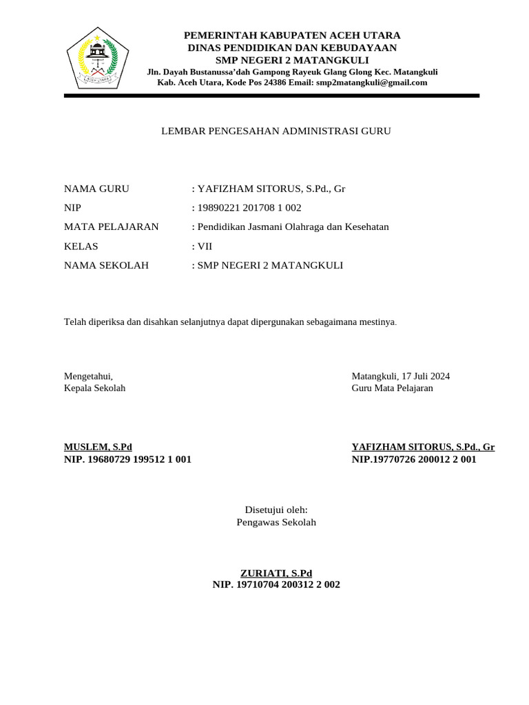 CONTOH_LEMBAR_PENGESAHAN_ADM_GURU[1] | PDF