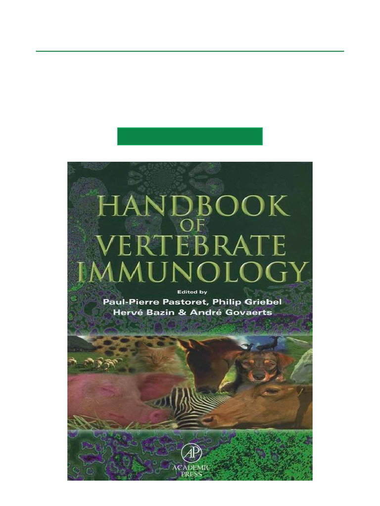 Handbook of Vertebrate Immunology Complete Chapter Download | PDF ...