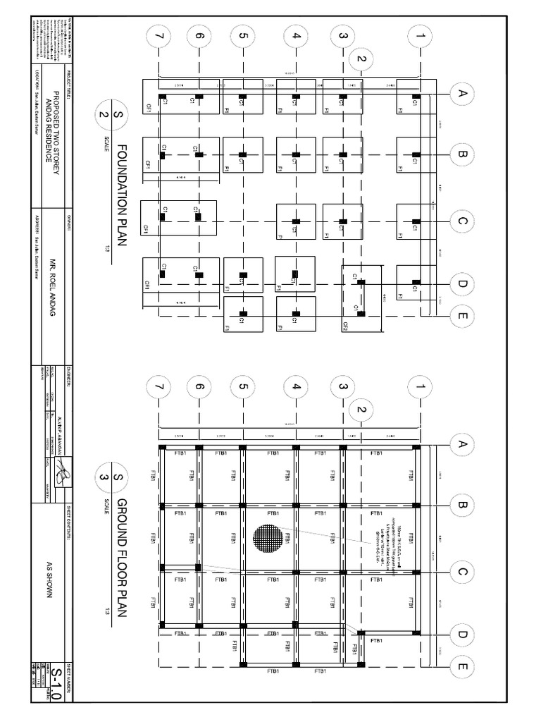 Andag Strucrtural Plan 2 | PDF