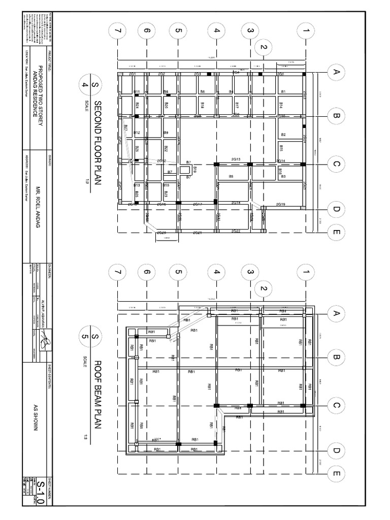 Andag Strucrtural Plan 3 | PDF