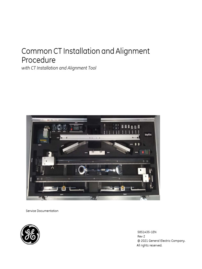 Common CT Installation and Alignment Procedure - IM - 5851435-1EN - 2 | PDF
