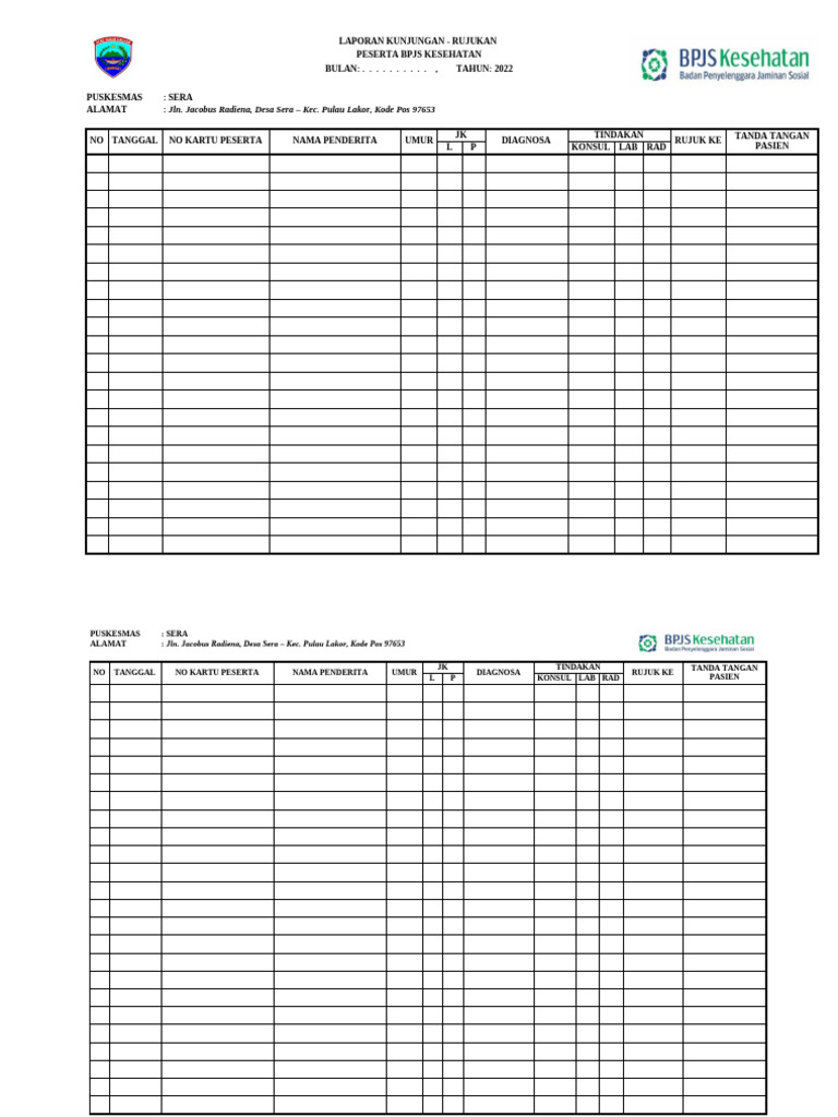 Blanko BPJS Baru | PDF
