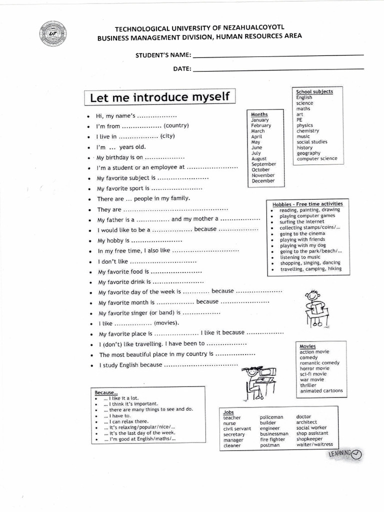 Let Me Introduce Myself | PDF