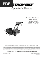 Rotary Tiller Operation & Parts Manual | PDF | Tractor | Transmission ...