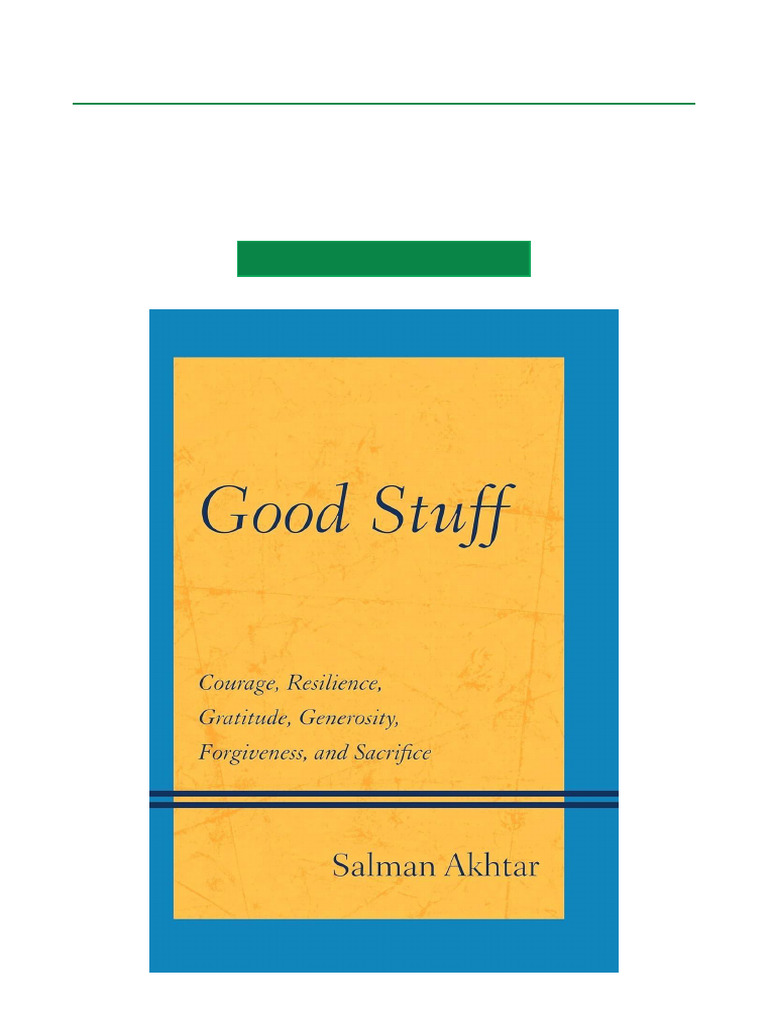 Good Stuff All Chapters Included | PDF | Psychoanalysis | Psychological ...