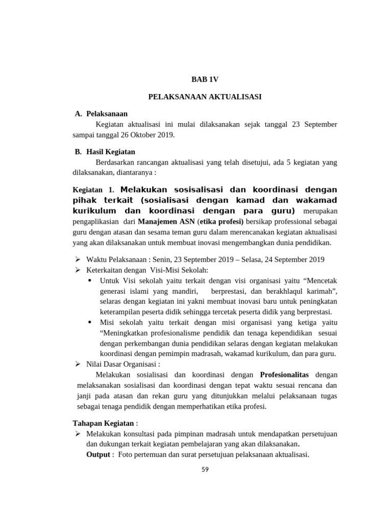 BAB IV DAN V HABITUASI | PDF