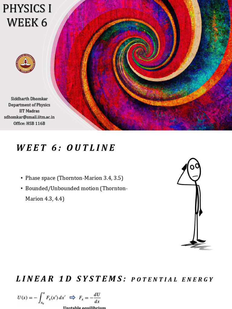 Physics I Week 6 | PDF | Damping | Physics