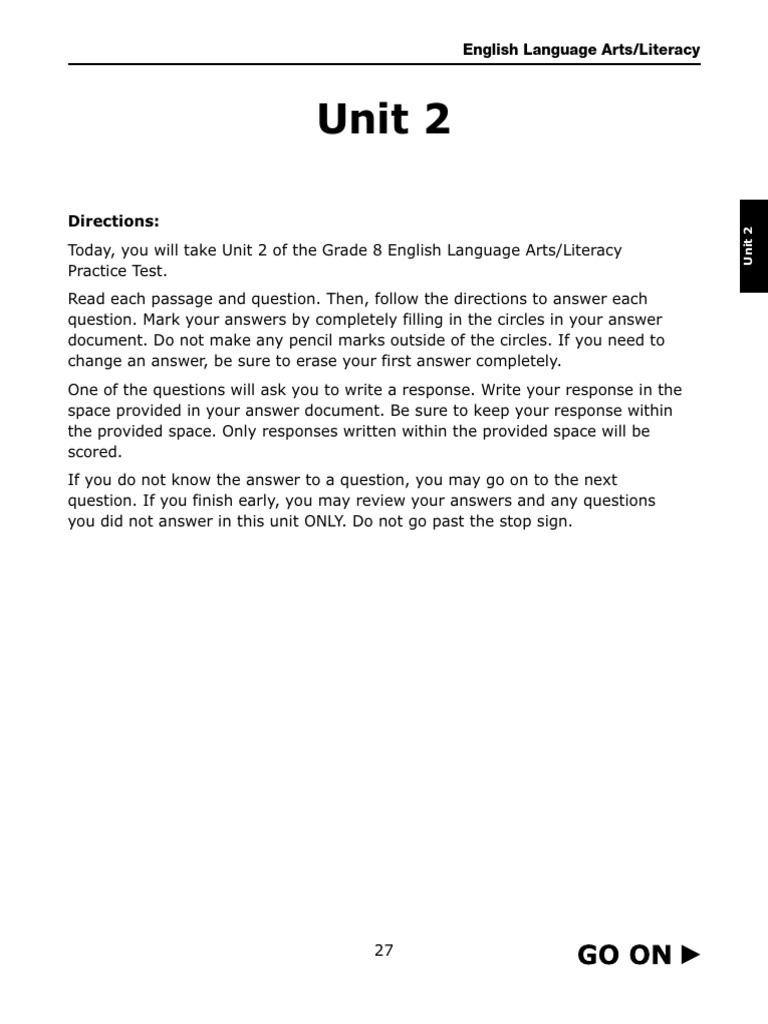 NJSLA Practice - Unit 2 | PDF | Elephant | Empathy