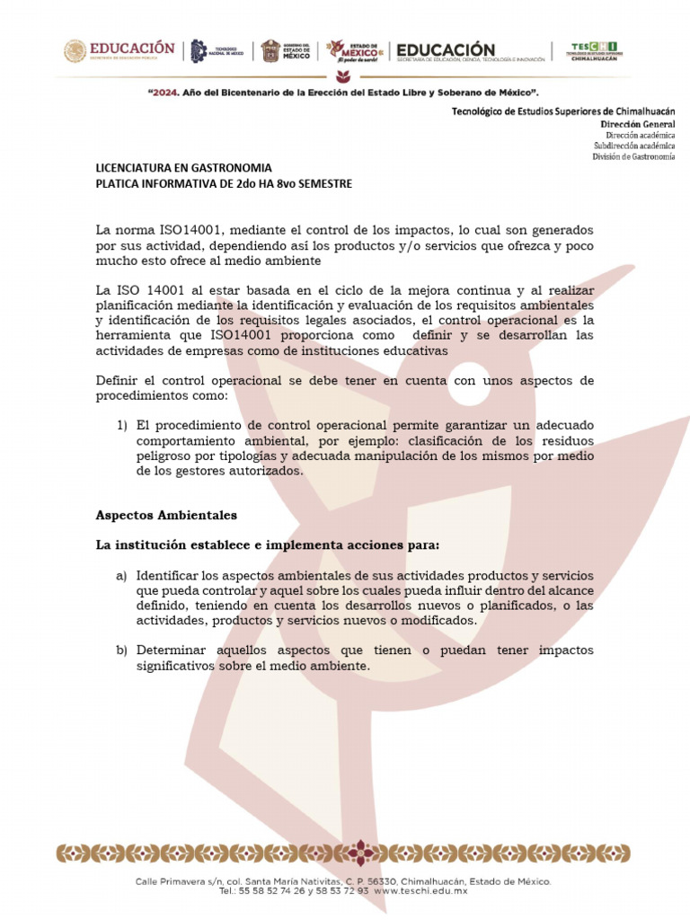 Platica Ambiental | PDF